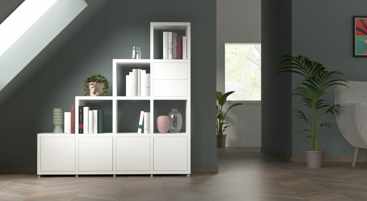 Slanted Ceiling Shelf – The Perfect Storage Solution under Slanted ...