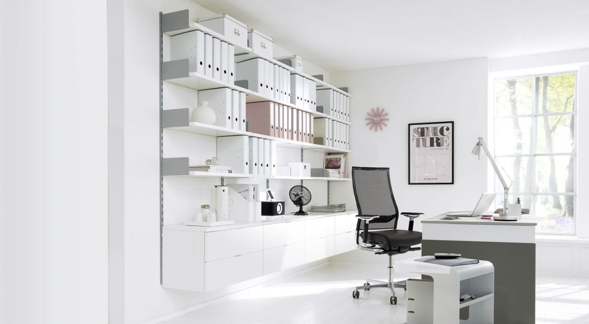 Office Shelving ON-WALL - Home office shelving | REGALRAUM