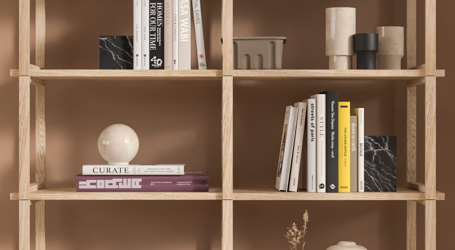 AIKO – The Modular Wooden Free Standing Shelf l REGALRAUM