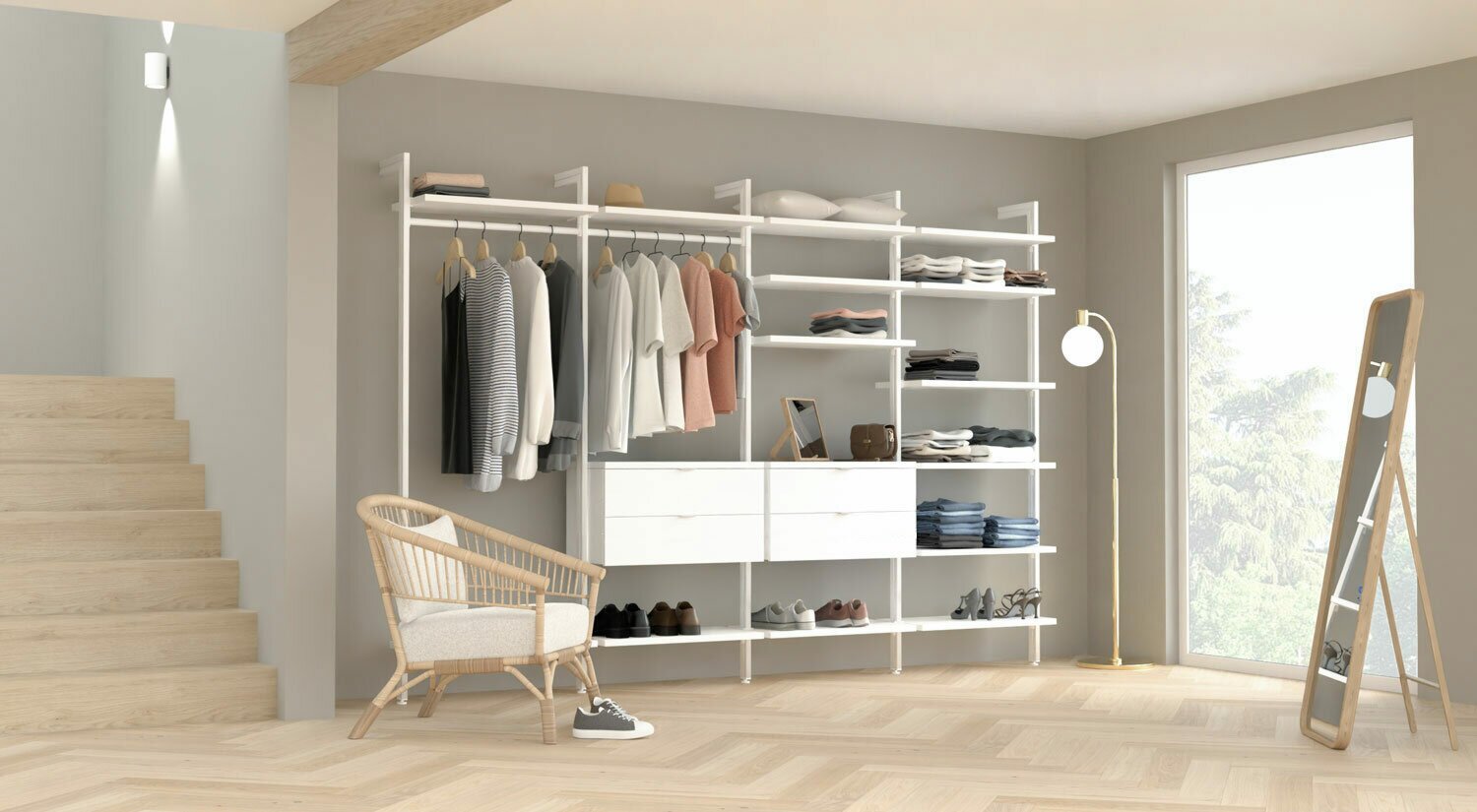 Open Wardrobe System - Build your own online | REGALRAUM