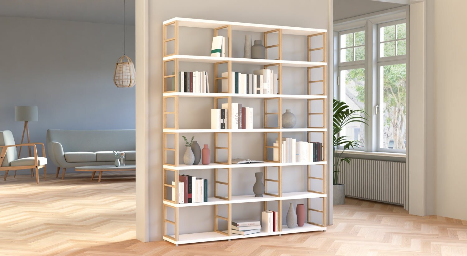 Regal Holz Weiss