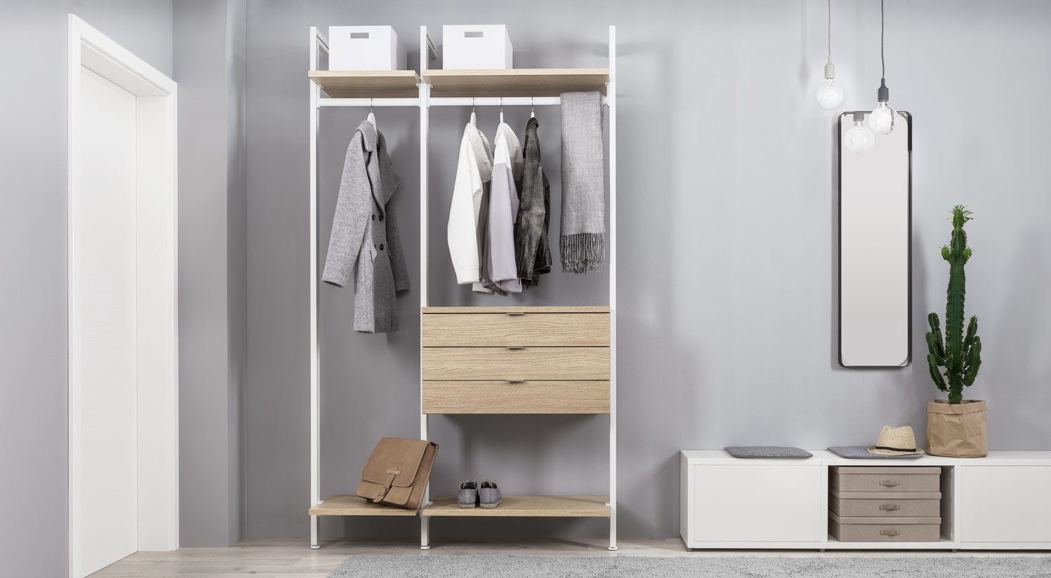 Open Wardrobe System - Build your own online | REGALRAUM