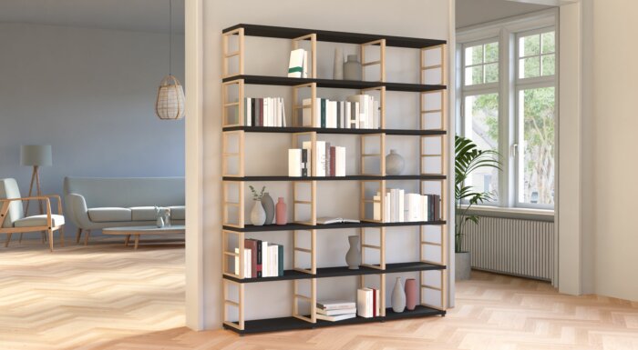 Black Shelves – Storage Space With Urban Chic | REGALRAUM
